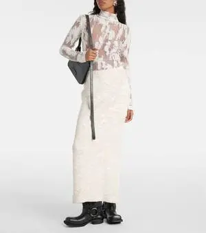 Acne Studios Cotton-blend Turtleneck Top