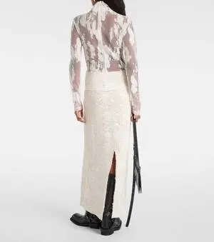 Acne Studios Cotton-blend Turtleneck Top
