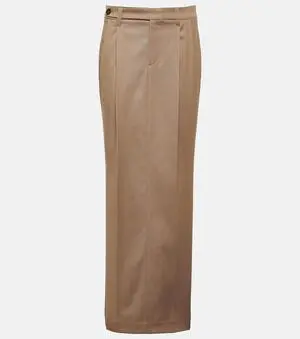 Brunello Cucinelli Pleated Maxi Skirt
