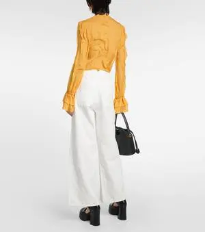 Etro High-rise Wide-leg Jeans - White