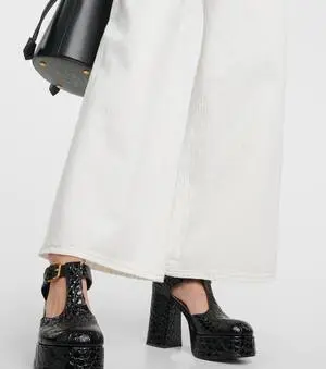 Etro High-rise Wide-leg Jeans - White
