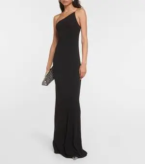 NILI LOTAN Elinor One-shoulder Gown
