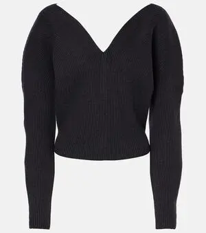 Alaïa Heart Wool-blend Sweater