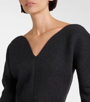 Alaïa Heart Wool-blend Sweater