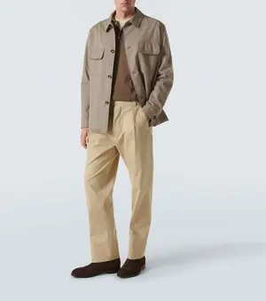 Zegna Cotton-blend Polo Shirt