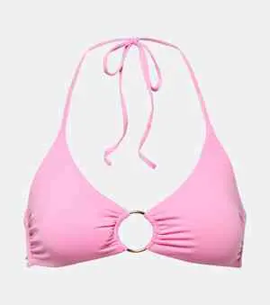 Melissa Odabash Hamburg Ring-detail Bikini Top - Pink