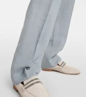 Brunello Cucinelli High-rise Straight Leg Trousers