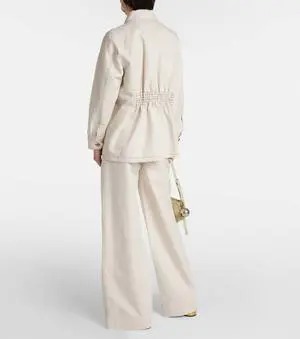 Max Mara Dardano Cotton-linen Jacket