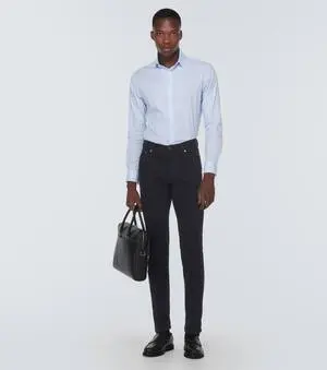 Kiton Mid-rise Straight Jeans