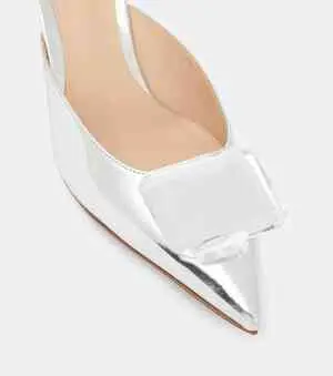 GIANVITO ROSSI Jaipur 55 Embellished Leather Mules