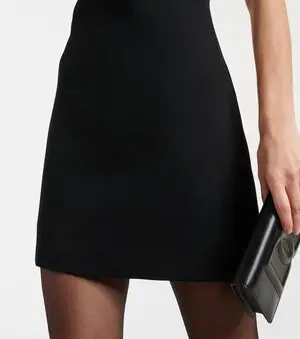 Dolce & Gabbana Halterneck Virgin Wool Minidress