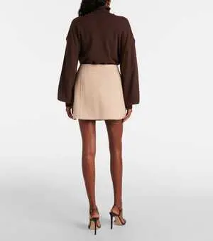 TOM FORD Wool And Silk-blend Boucle Miniskirt