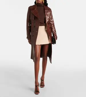 TOM FORD Wool And Silk-blend Boucle Miniskirt
