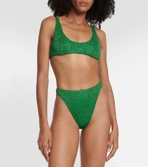 Oseree Lumiere Metallic Bikini Set