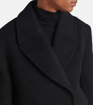 TOTEME Cropped Wool-blend Pea Coat