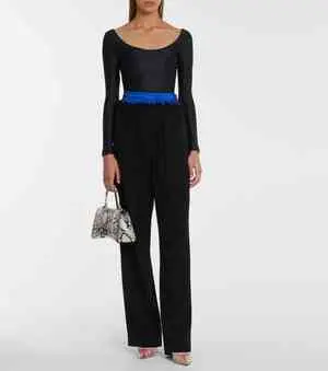 Amina Muaddi Gilda Embellished Mules