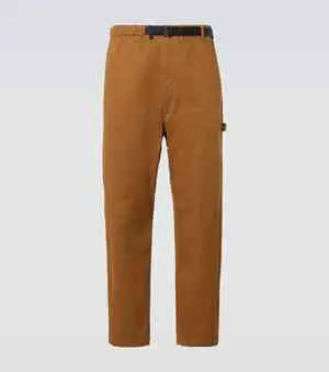 Comme Des Garçons Herringbone Cotton Straight Leg Trousers