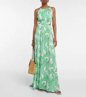 Melissa Odabash Arabella Printed Maxi Dress