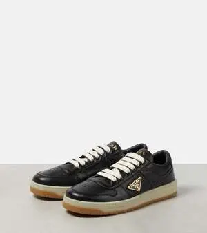 Prada Downtown Leather Low-top Sneakers