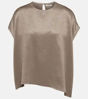 FFORME Ethel Metallic Top - Pink