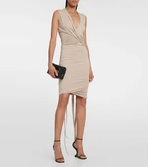 Rick Owens Ruched Mini Dress