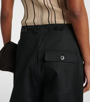 TOTEME Mid-rise Cotton Cargo Pants