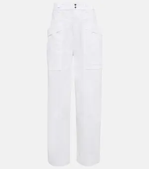 MARANT ETOILE Ruby High-rise Cotton Pants