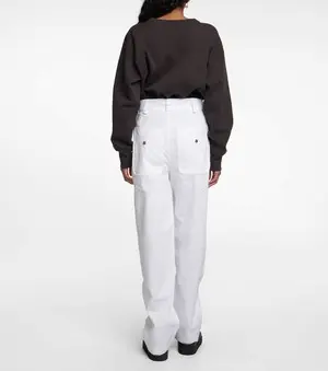MARANT ETOILE Ruby High-rise Cotton Pants