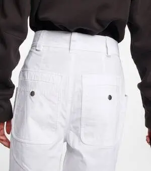 MARANT ETOILE Ruby High-rise Cotton Pants