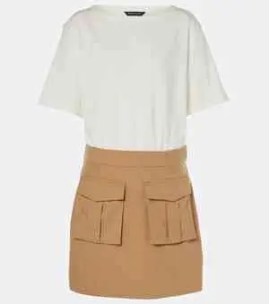 Veronica Beard Elowyn Cotton Mini Dress