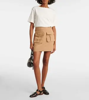 Veronica Beard Elowyn Cotton Mini Dress