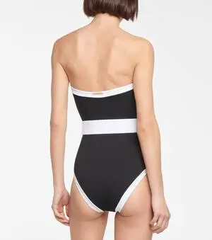 ALEXANDRA MIRO Whitney Belted Swimsuit - Black