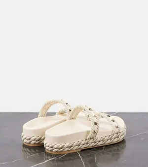 Valentino Garavani Rockstud Espadrille Sandals