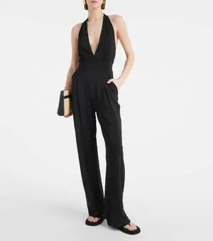 Max Mara Halterneck Jersey Jumpsuit