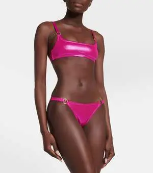 Melissa Odabash Bari Metallic Bikini Top