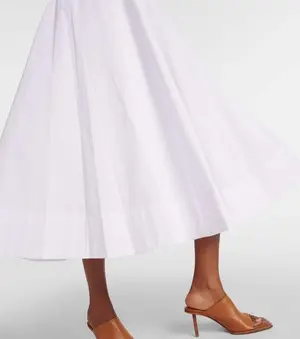 Staud Teresa Cotton Midi Dress