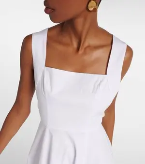 Staud Teresa Cotton Midi Dress