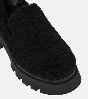 Dorothee Schumacher Shearling Platform Loafers