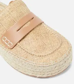 JW Anderson Leather-trimmed Mules