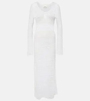 Isabel Marant Cotton-blend Maxi Dress - White