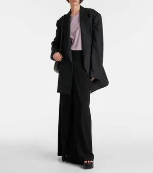 Dries Van Noten Wool-blend Maxi Skirt