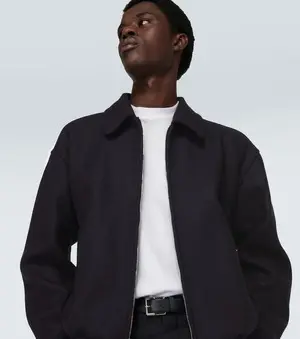 Dolce & Gabbana Wool-blend Bomber Jacket