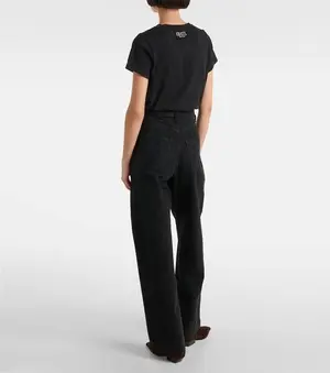 Khaite Hewitt High-rise Straight Jeans