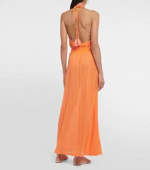 Melissa Odabash Maeva Halter-neck Maxi Dress