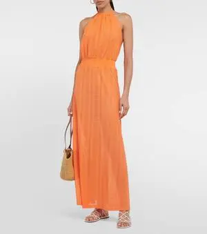 Melissa Odabash Maeva Halter-neck Maxi Dress