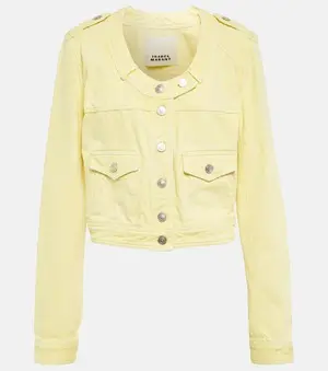 Isabel Marant Valene Cropped Denim Jacket