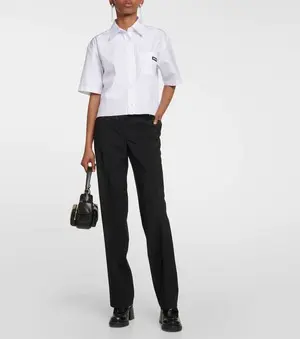 Miu Miu Leather Penny Loafers