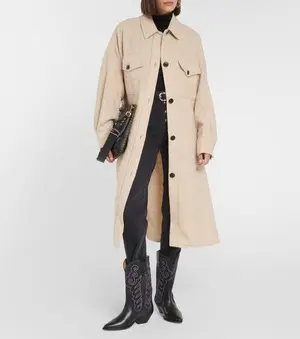 MARANT ETOILE Fontia Wool-blend Coat
