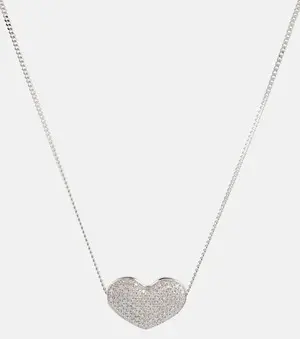 EERA Heart Shaped Diamond Necklace - Gold