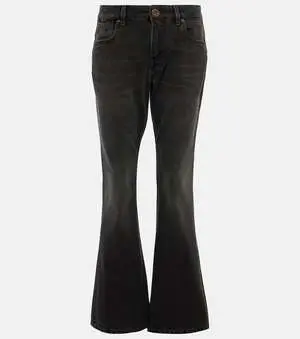 Balmain Western Low-rise Bootcut Jeans